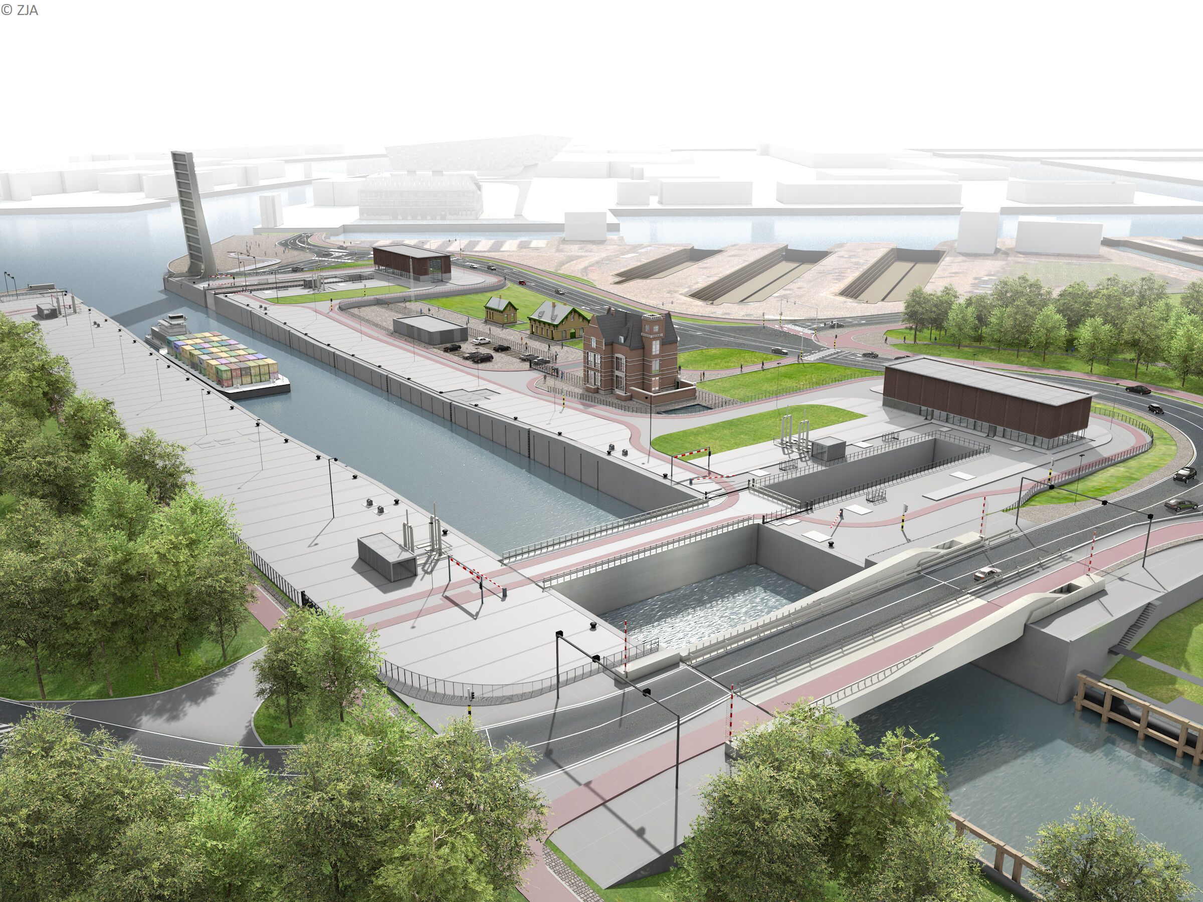 Renovation and upgrade of Royers Lock (Antwerp) | Inland Navigation ...